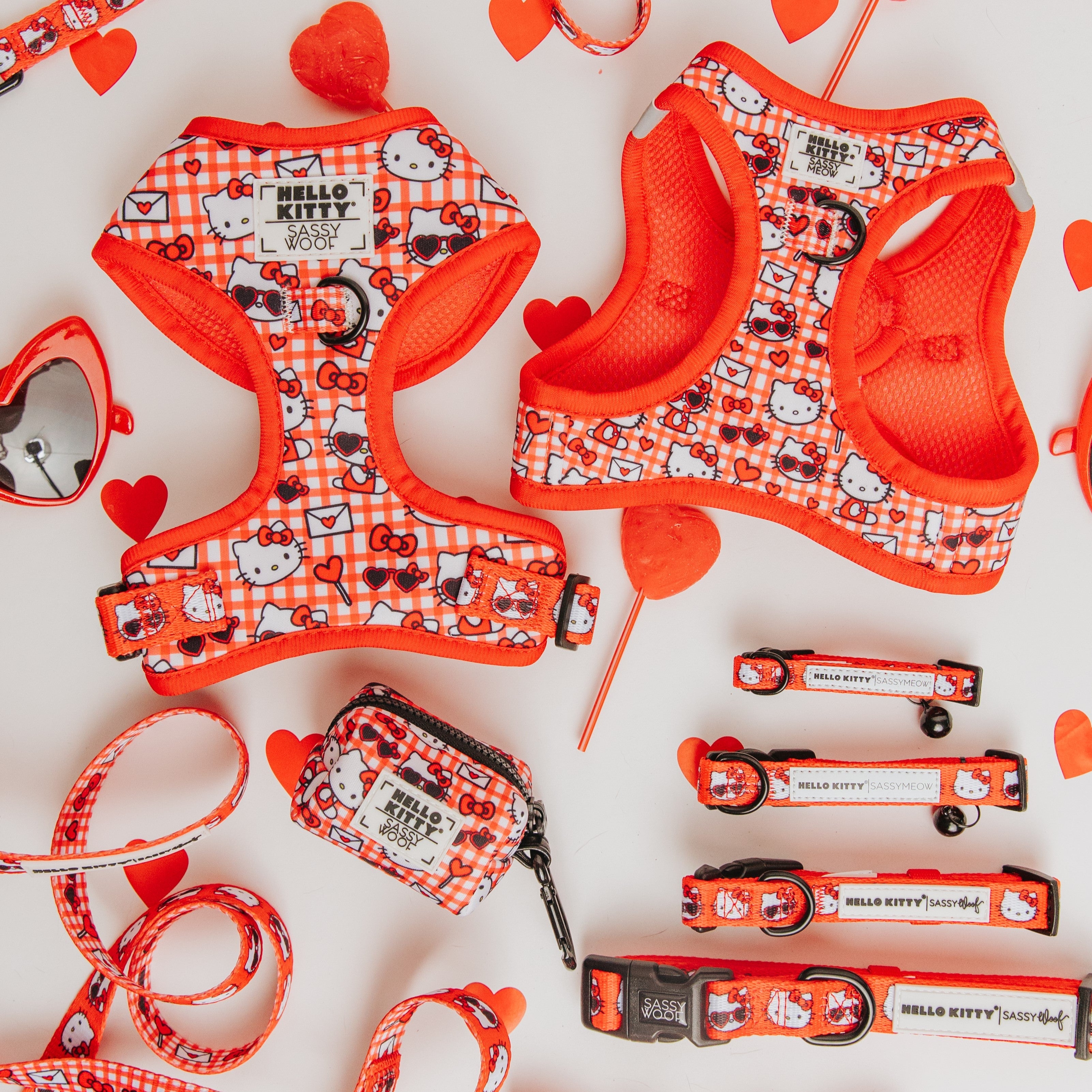 Hello Kitty® Red Classic - Sassy Meow | Sassy Woof Collection