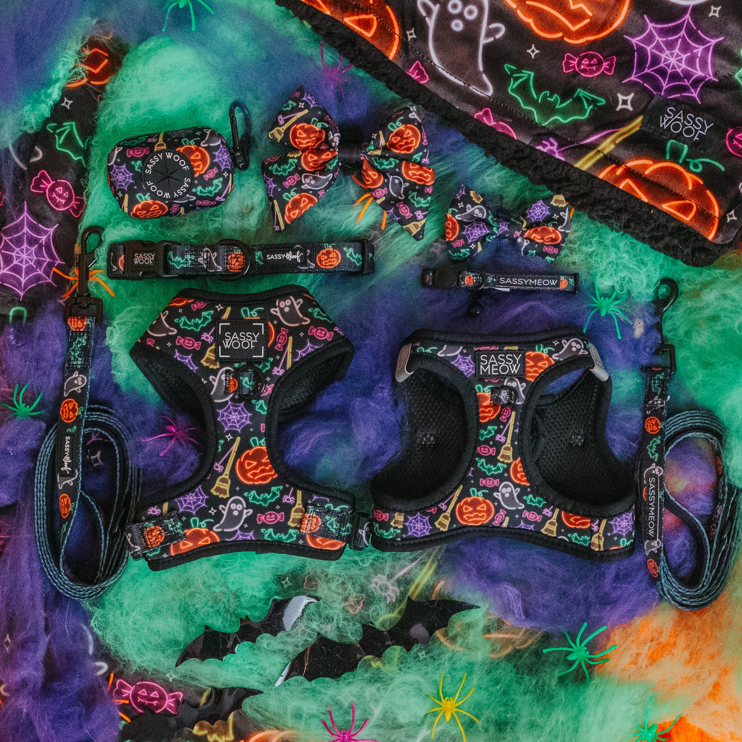 Neon Frights - Sassy Meow | Sassy Woof Collection
