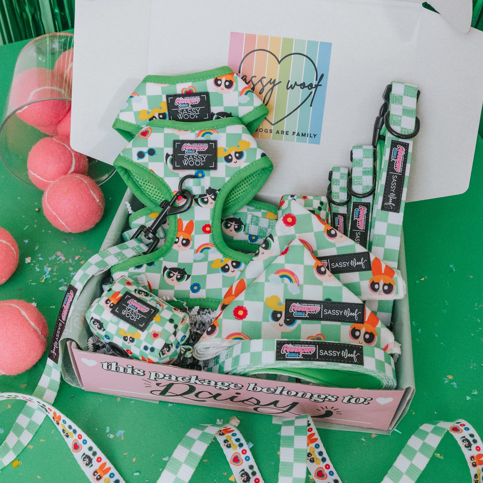The Powerpuff Girls™ - GREEN | Sassy Woof Collection
