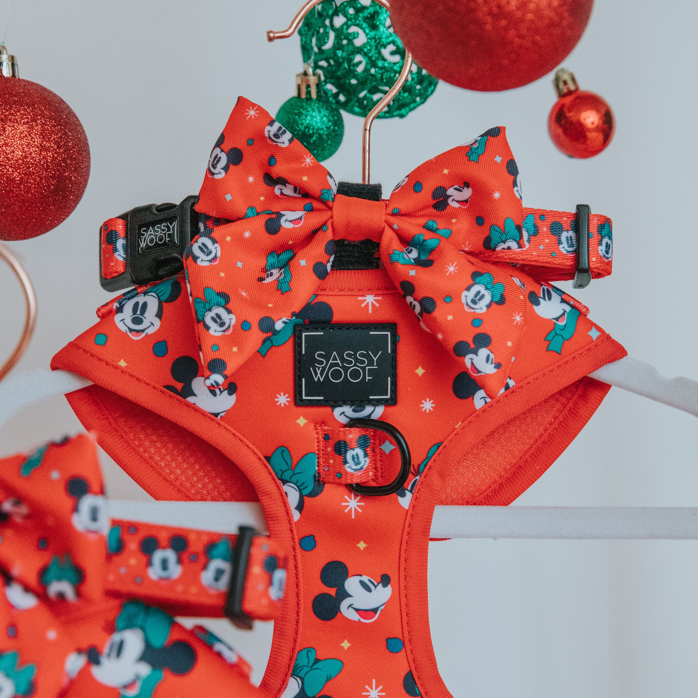 Disney Mickey Mouse & Minnie Mouse Holiday Collection | Sassy Woof ...