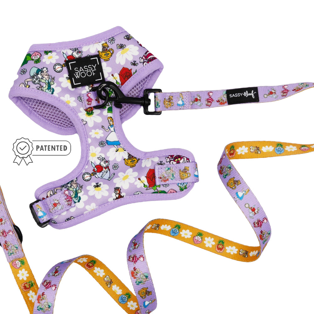 Dog Two Piece Bundle - Alice in Wonderland (Purple) | Sassy Woof Product