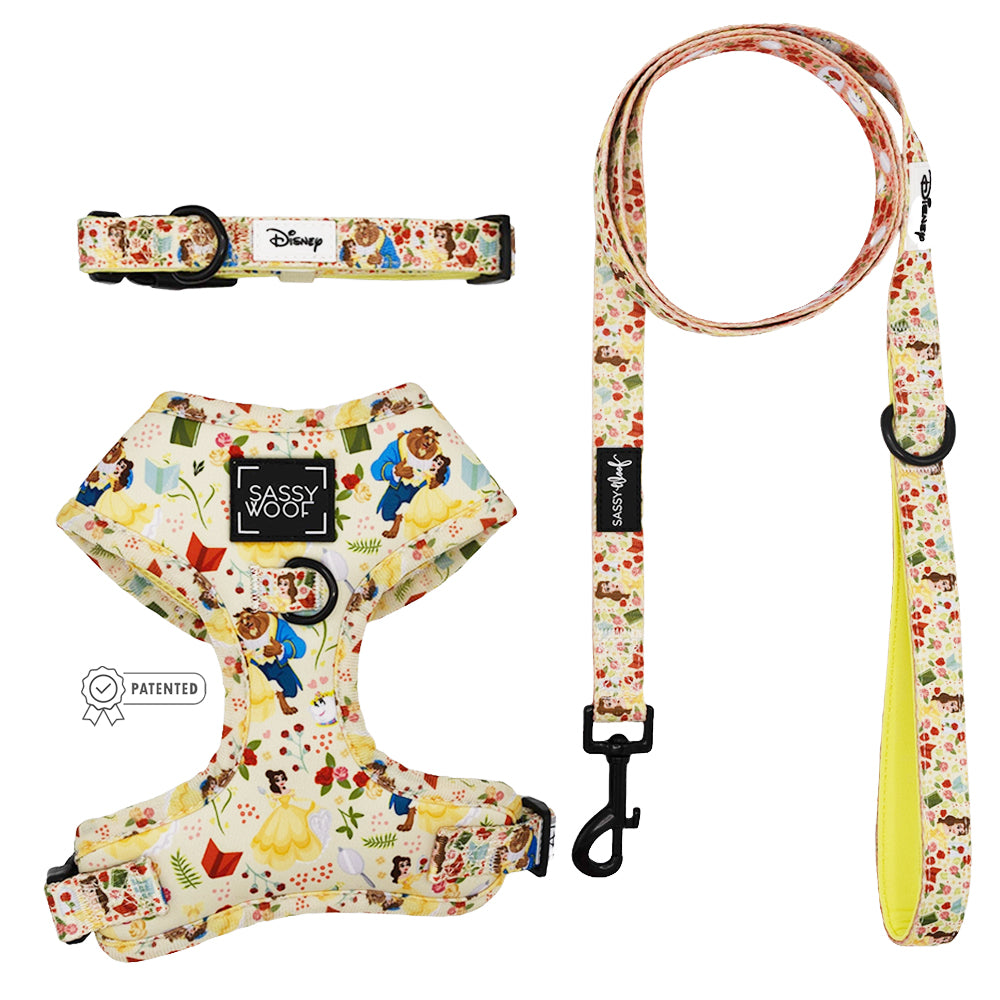 Disney's Belle - Harness Three Piece Bundle | Sassy Woof Product