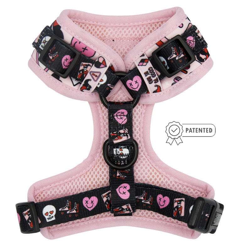 Dog Adjustable Harness - Harley Quinn™ | Sassy Woof Product