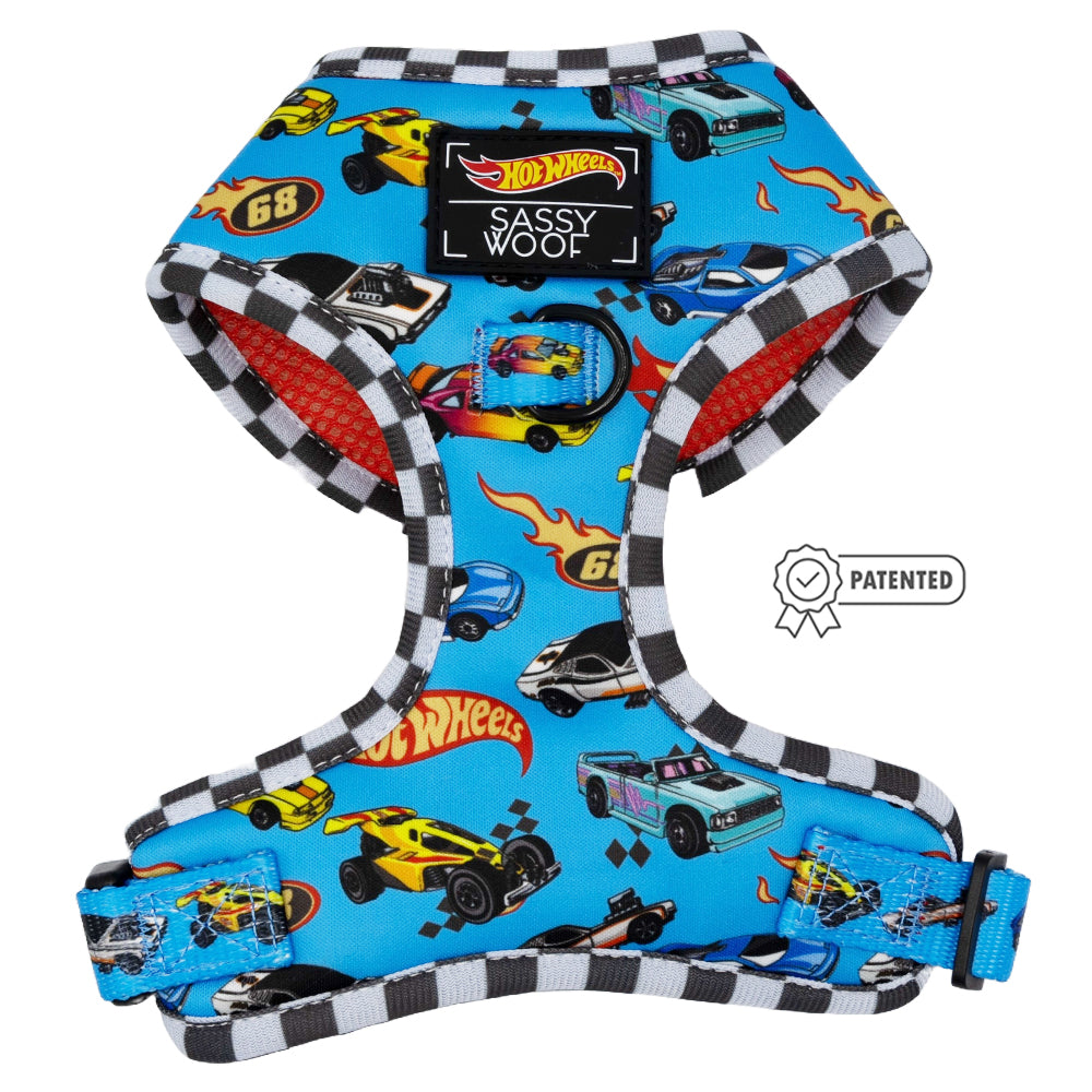 Dog Adjustable Harness - Hot Wheels™ | Sassy Woof Product
