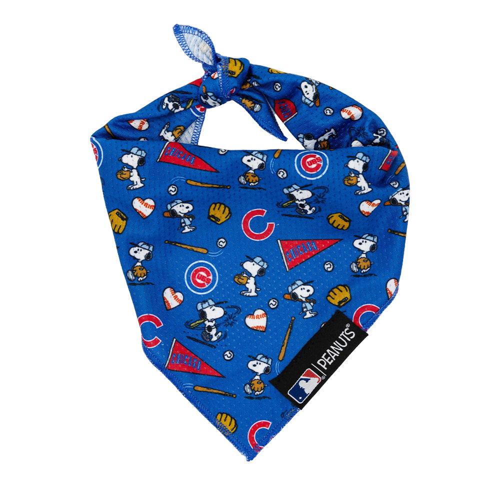 Dog Bandana - MLB™ x Peanuts™ Chicago Cubs™ | Sassy Woof Product