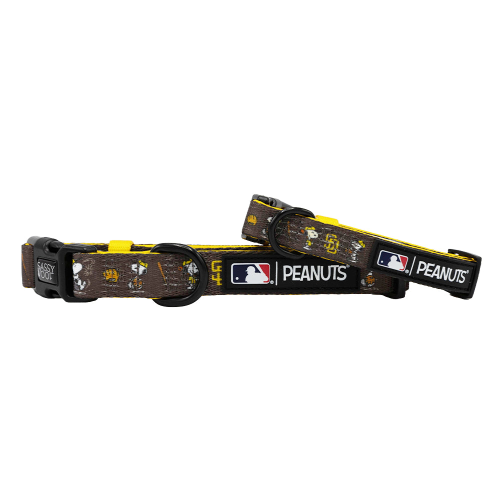 Dog Collar - MLB x Peanuts™ San Diego Padres™ | Sassy Woof Product