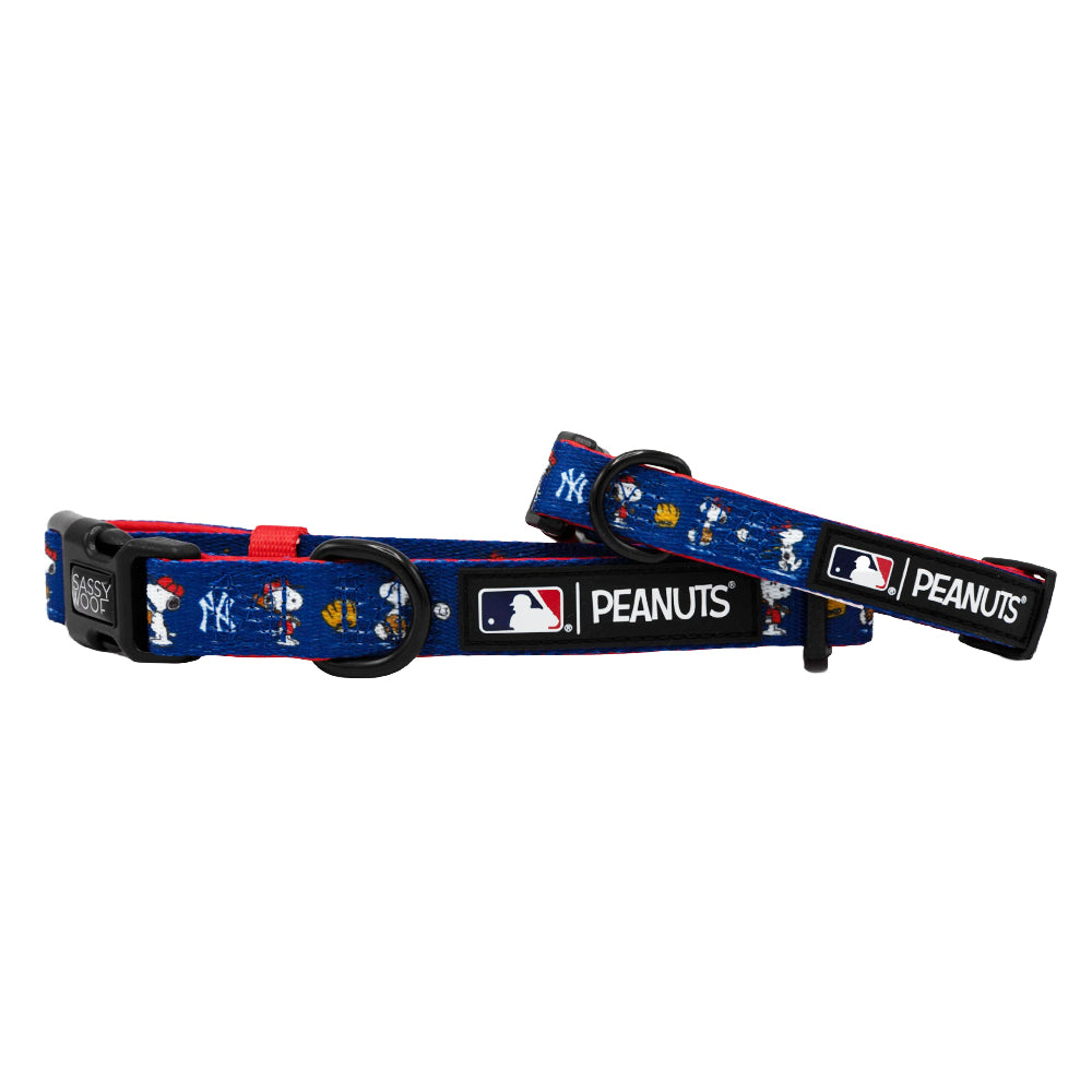 Dog Collar - MLB™ x Peanuts™ New York Yankees™ | Sassy Woof Product