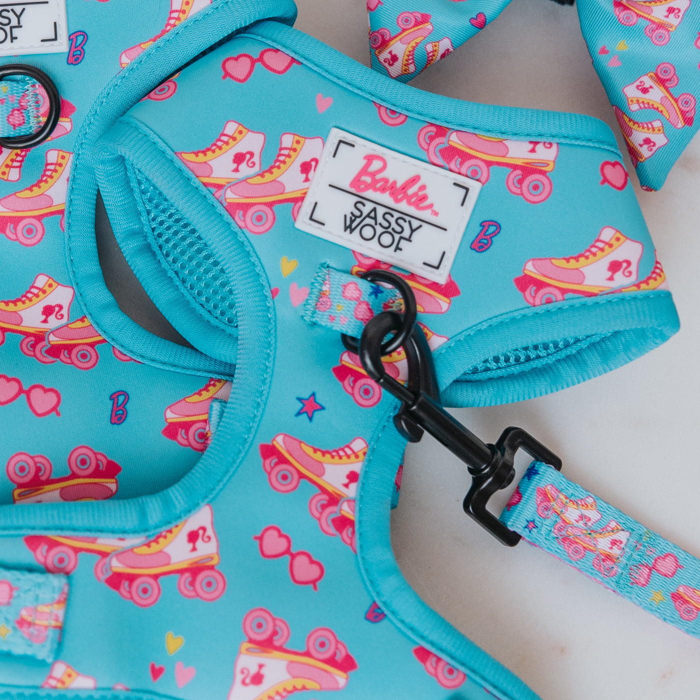 BARBIE™ On a Roll Dog Adjustable Harness | Sassy Woof Product