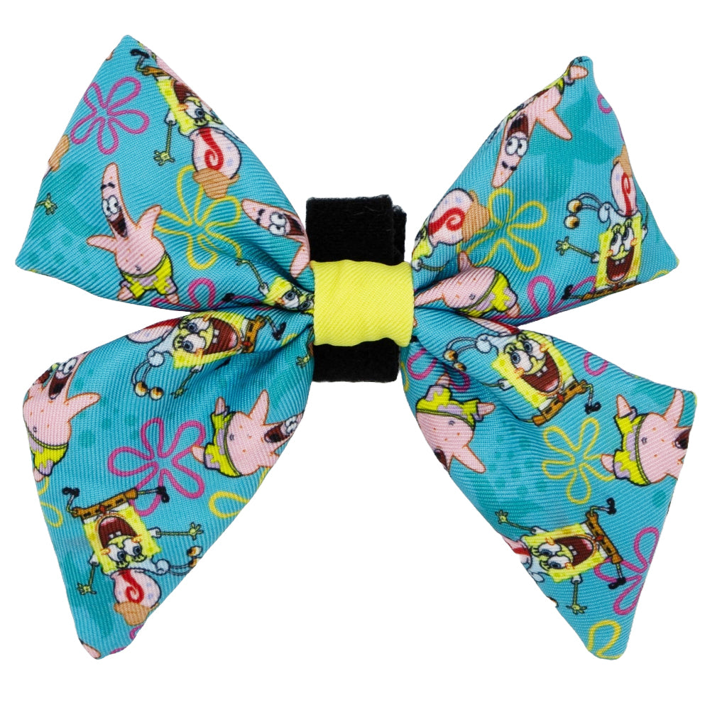 SpongeBob SquarePants™ Jelly Fishin' - Dog Sailor Bow | Sassy Woof Product