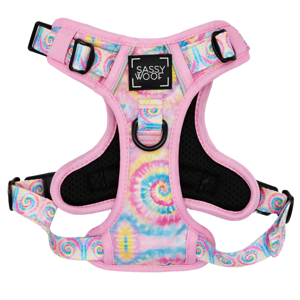 Dog Step-in Harness - Good Vibes | Sassy Woof Product