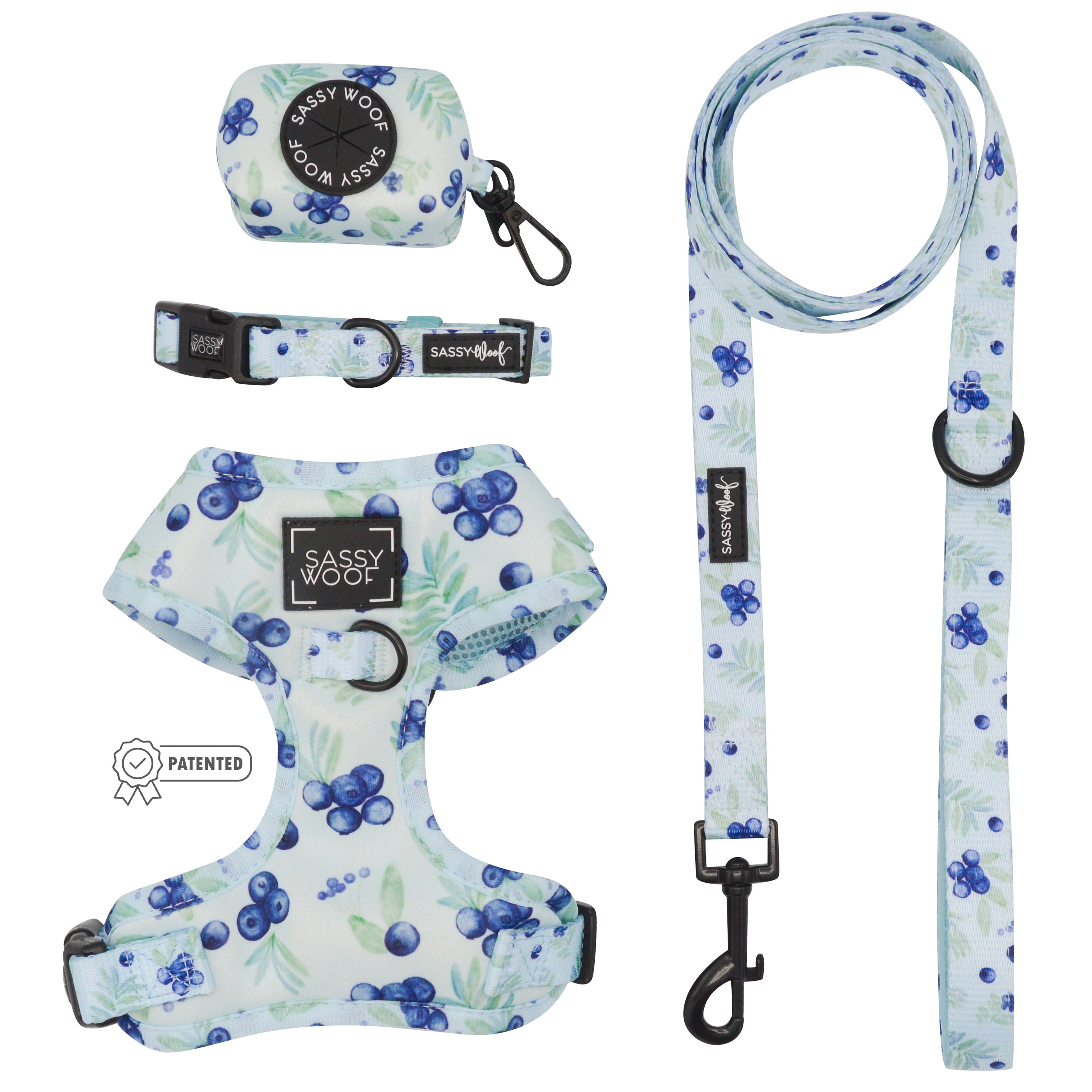 Dog Four Piece Bundle - Berry Sassy | Sassy Woof Product