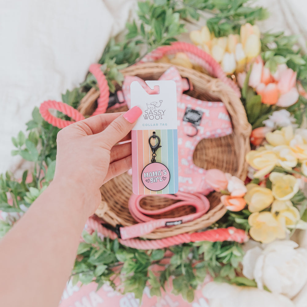 Dog Collar Tag - Mama's Girl | Sassy Woof Product
