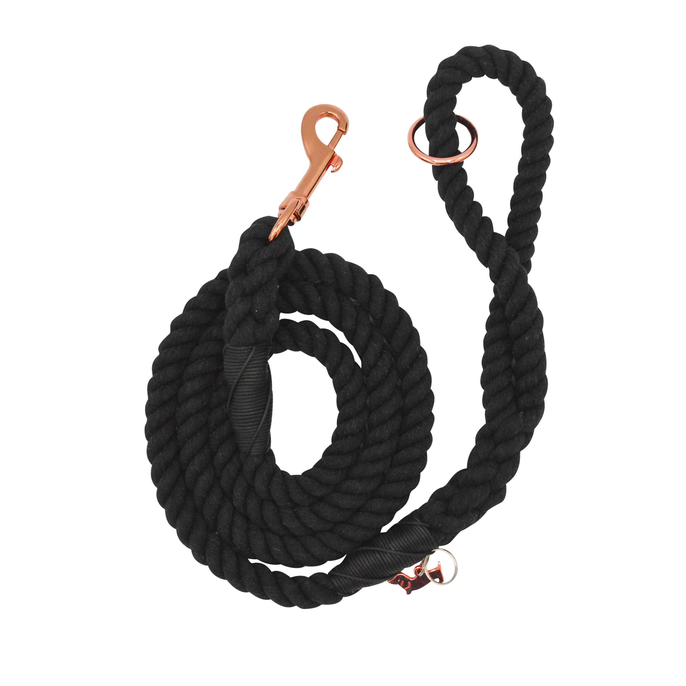 Dog Rope Leash - Noir | Sassy Woof Product